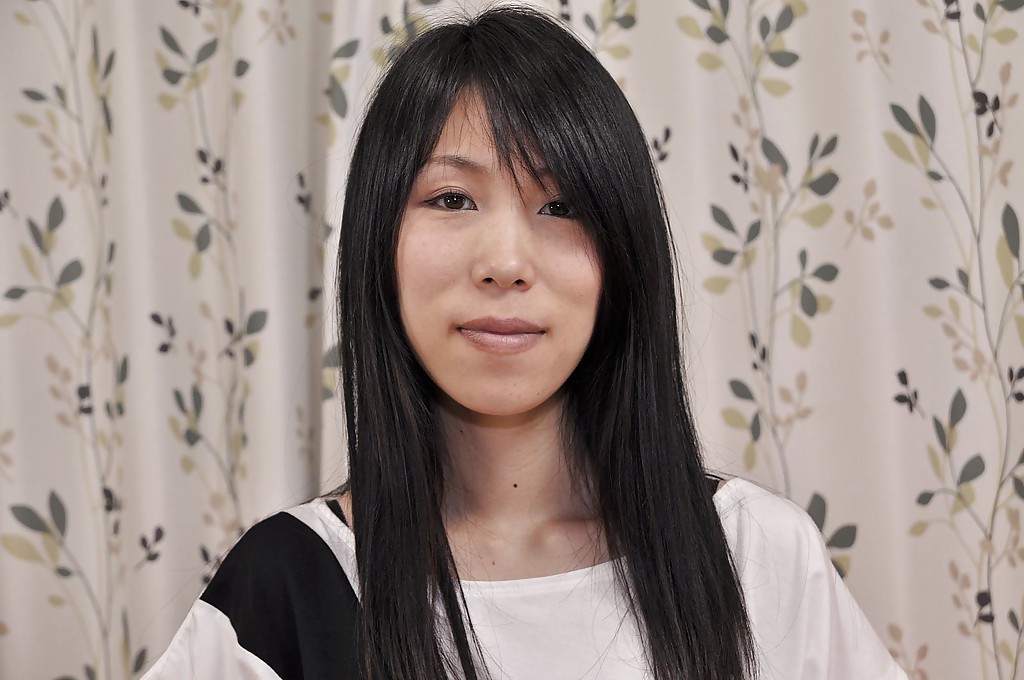 Slippy Asian Milf Yuko Mukai Stripping Down And Toying Her Hairy Gash